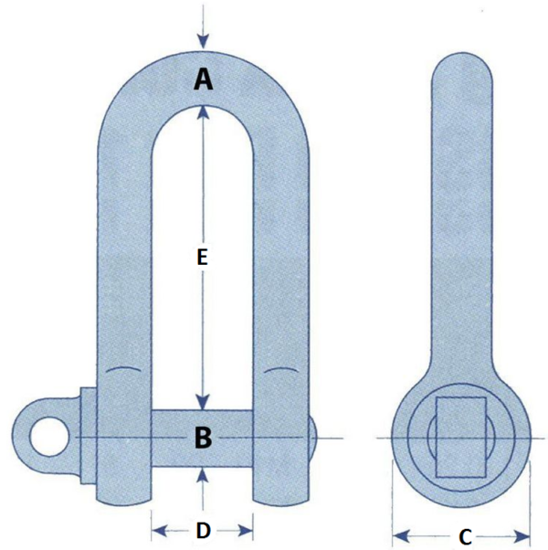 Piling Shackle - Mainline Lifting Equipment